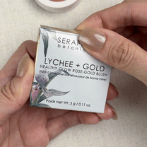 Lychee + Gold - Healthy Glow Rose-Gold Blush – Seraphine Botanicals