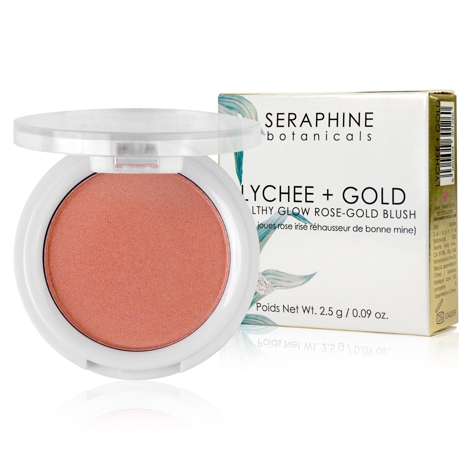 Lychee + Gold - Healthy Glow Rose-Gold Blush – Seraphine Botanicals