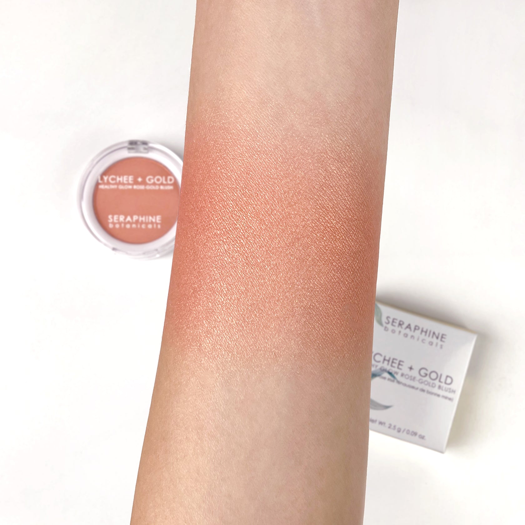 Lychee + Gold - Healthy Glow Rose-Gold Blush – Seraphine Botanicals